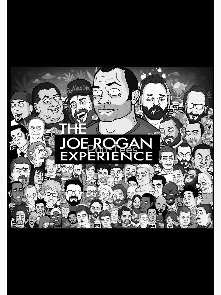 "The Joe Rogan Experience" Art Print for Sale by Pop-Tees | Redbubble