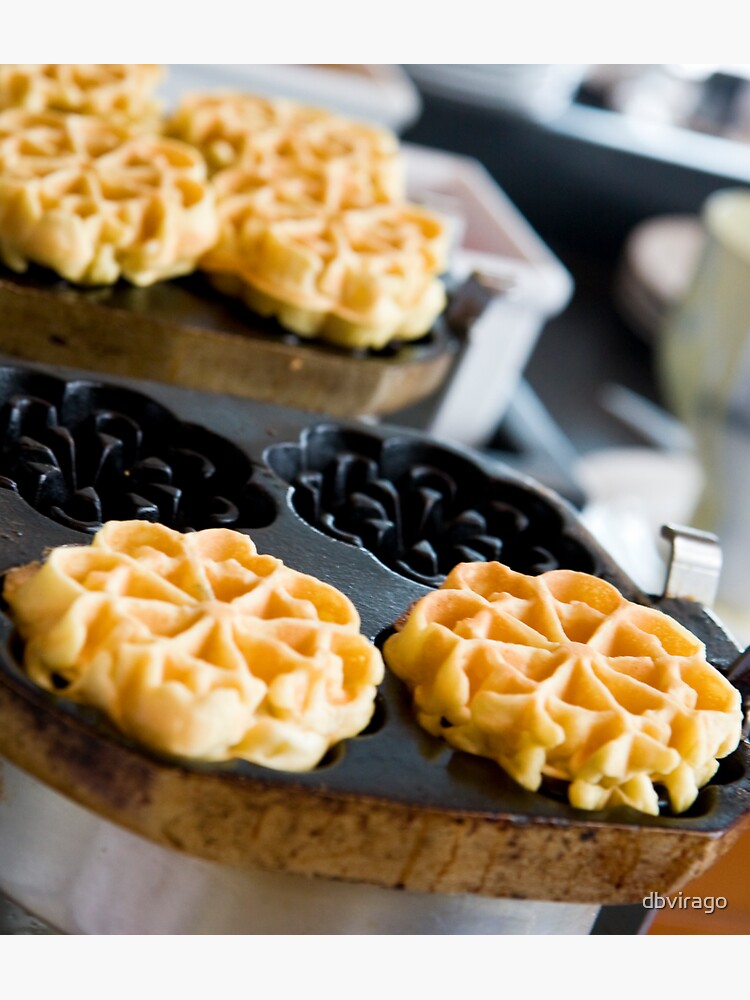 "Belgian Waffles" Sticker for Sale by dbvirago | Redbubble
