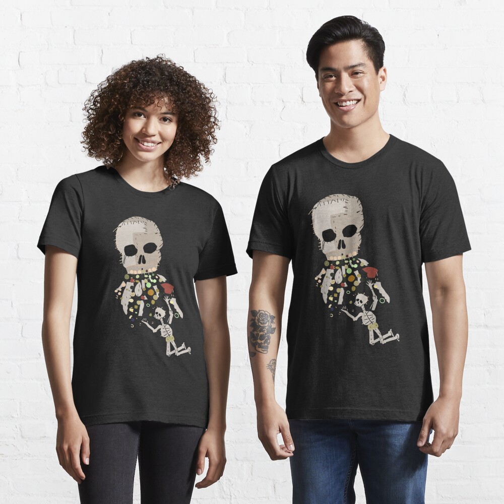 Our Flag Means Death Vomiting Skull On Skeleton Flag Design Classic ...