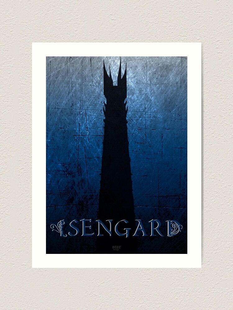 "Isengard Poster" Art Print for Sale by scardesign11 | Redbubble
