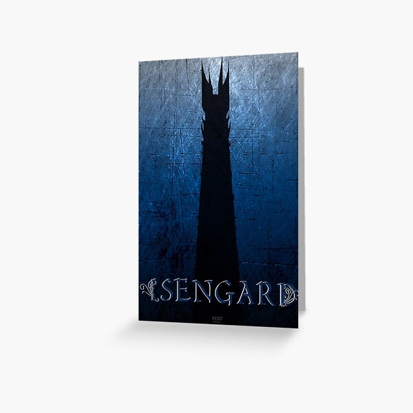 "Isengard Poster" Greeting Card by scardesign11 | Redbubble