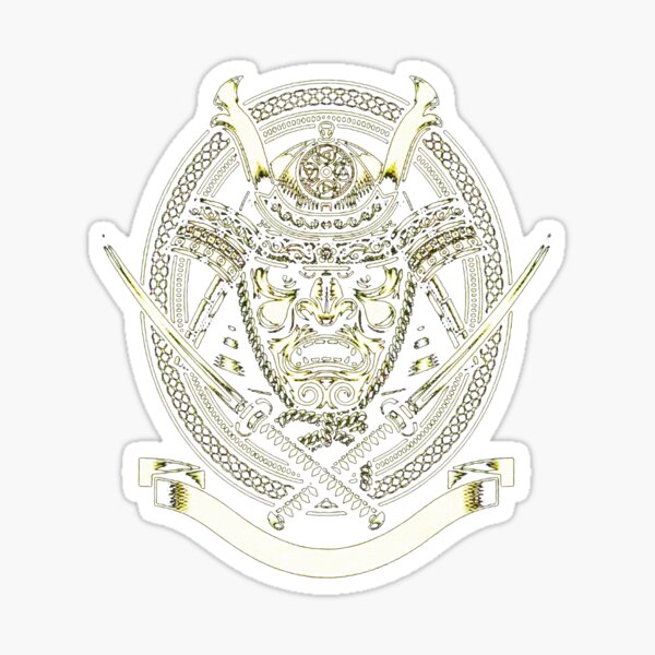 "Samurai Sword" Sticker for Sale by alexpatner | Redbubble