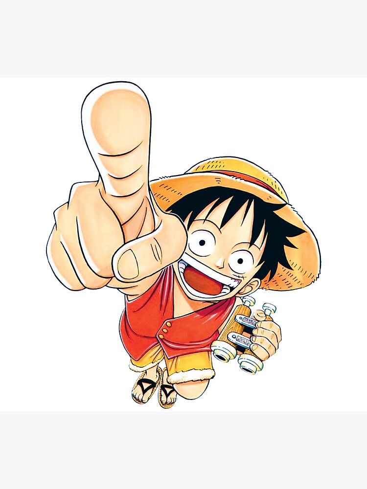 "Cartoon Monkey D Luffy" Art Print for Sale by Starlashop | Redbubble