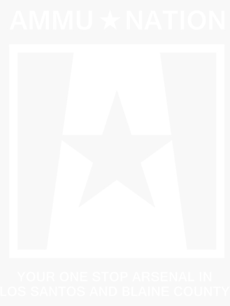 "GTA V Inspired - Ammunation Gun Store Classic " Sticker for Sale by ...