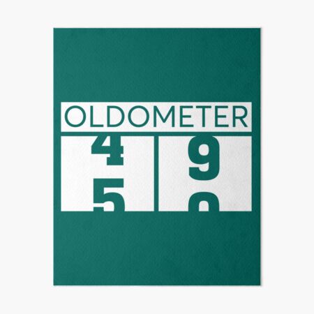 "Oldometer Shirt Funny 50th Birthday Age Odometer Great Gift for 50 ...
