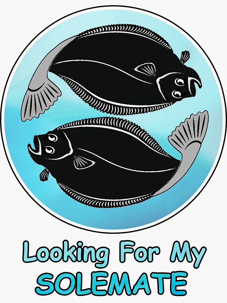 "LOOKING FOR MY SOLMATE" Sticker for Sale by cgullart | Redbubble