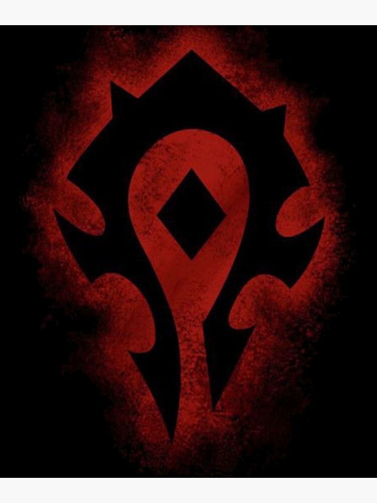 "Red horde logo " Poster for Sale by nathanielha | Redbubble