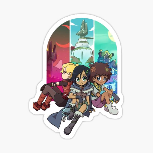 "GOLDEN TRIO " Sticker for Sale by ModernMermistas | Redbubble