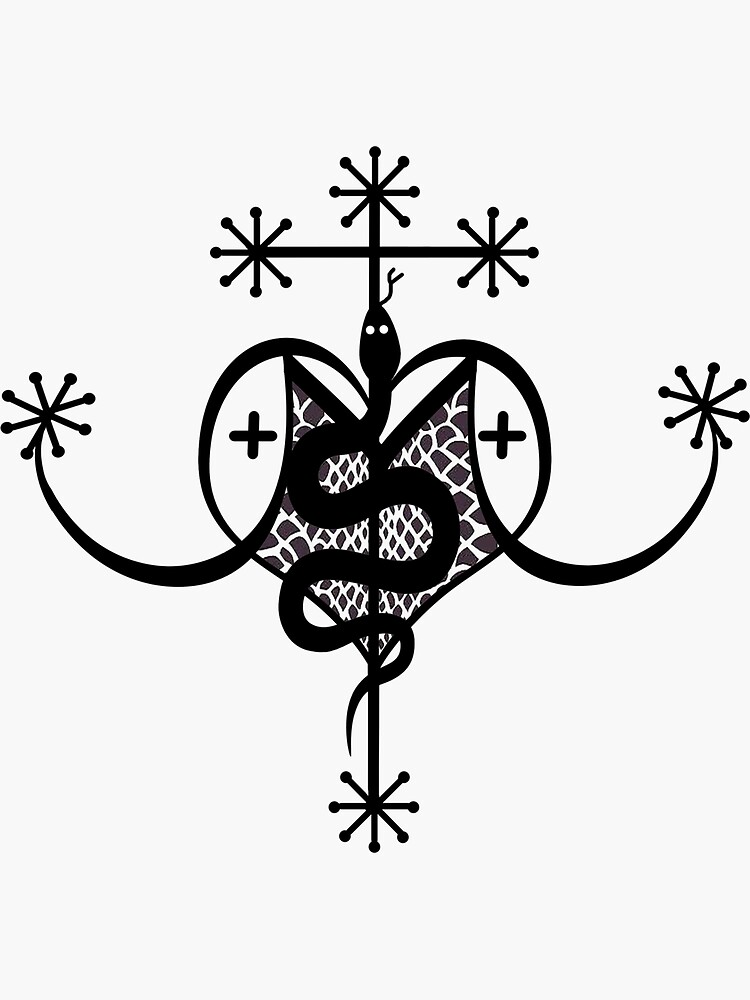 "Marie Laveau Ritual Symbol" Sticker for Sale by AlvaradoArt | Redbubble