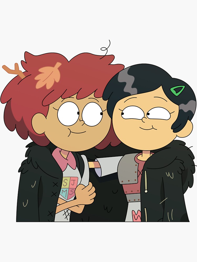 "Marcanne Anne and Marcy Amphibia " Sticker for Sale by ModernMermistas ...