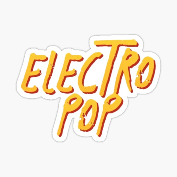 "Electropop " Sticker by Maurizumono2 | Redbubble