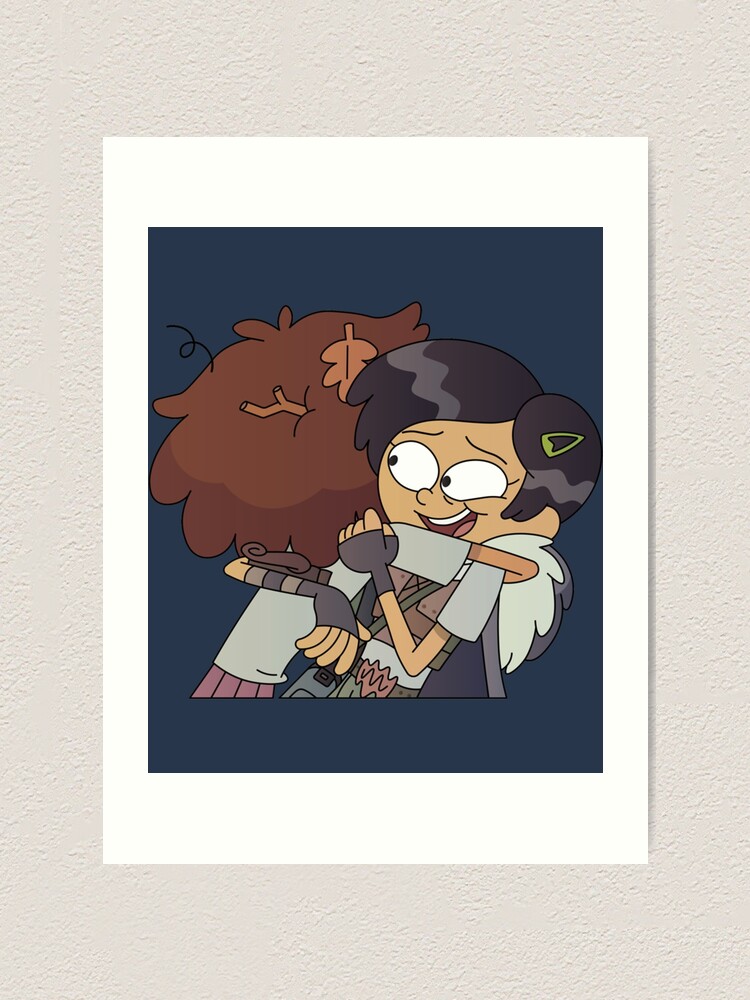 "Marcy and Anne Amphibia " Art Print for Sale by ModernMermistas ...