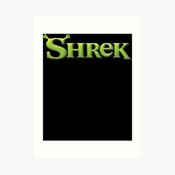 "Shrek Logo " Art Print for Sale by mauricecalho | Redbubble