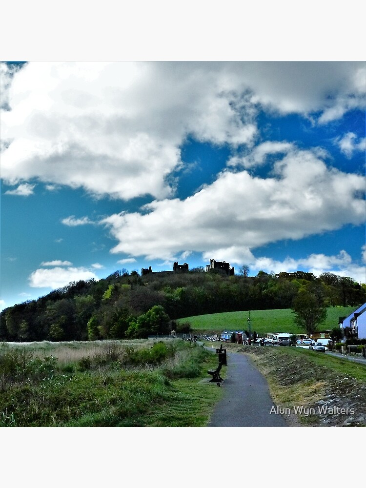 "Llansteffan Beach and Castle" Art Print for Sale by AlvinBurt | Redbubble