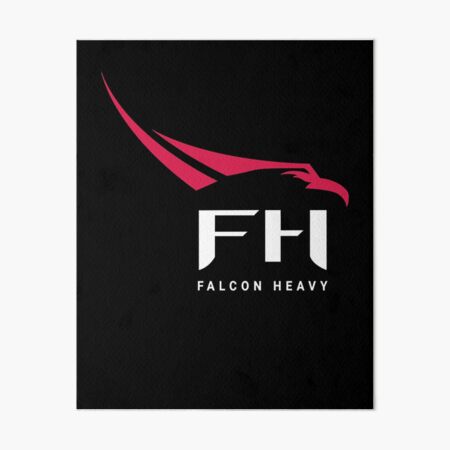 "SpaceX Falcon Heavy Logo " Art Board Print by travisburch | Redbubble
