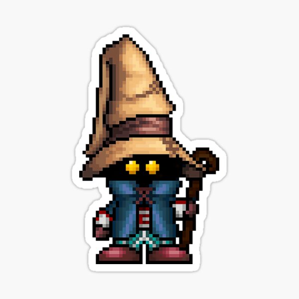 "FF9 Vivi Sticker" Sticker for Sale by Juliettaexton | Redbubble