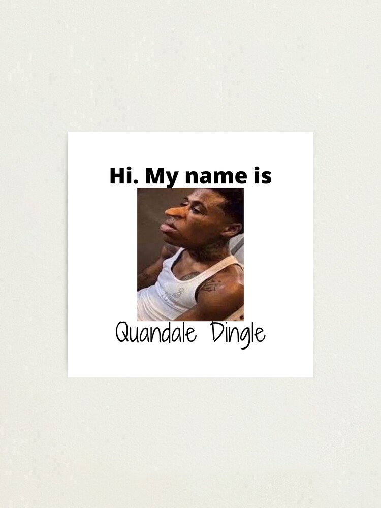 "Quandale Dingle Meme " Photographic Print for Sale by madraso | Redbubble