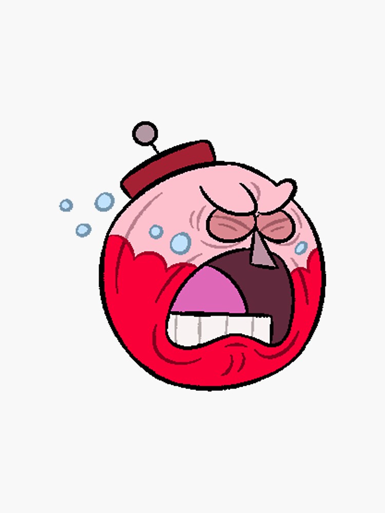 "Screaming Benson" Sticker for Sale by JimbobroArt | Redbubble