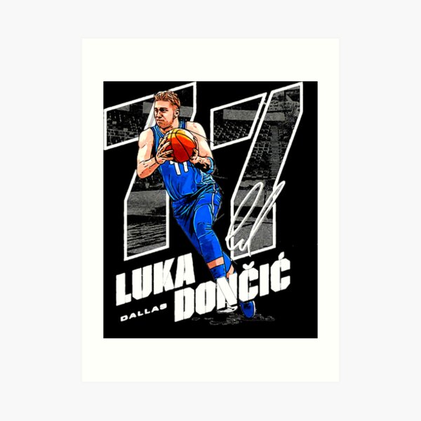 "Luka Doncic 77 Luka Doncic" Art Print for Sale by Adenahilton | Redbubble