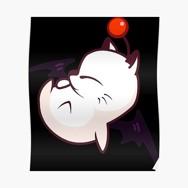 "Final Fantasy Moogle Kupo! Sticker" Poster for Sale by Juliettaexton ...