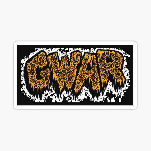 "Gwar best selling - logo" Sticker by Chomem1981 | Redbubble