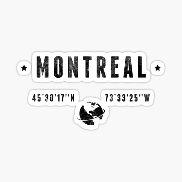 "Montreal" Sticker by capricedefille | Redbubble