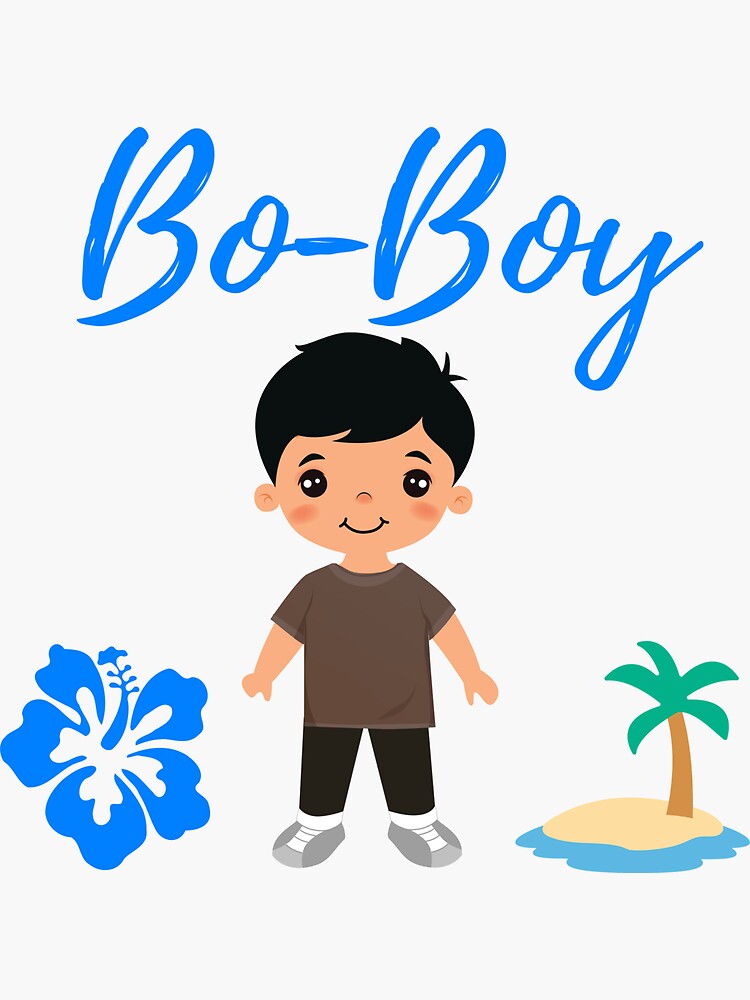 "Bo-Boy" Sticker by POSITIVE4EVA | Redbubble