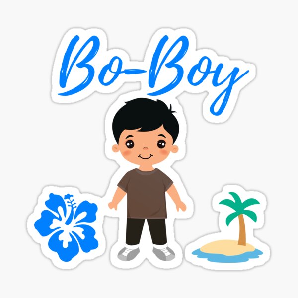 "Bo-Boy" Sticker by POSITIVE4EVA | Redbubble