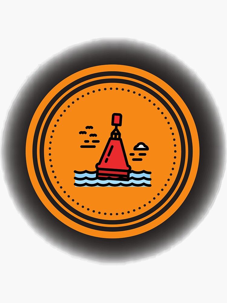 "Buoy Sticker" Sticker by uvctdesign | Redbubble