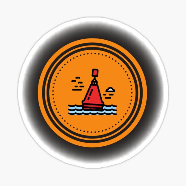"Buoy Sticker" Sticker by uvctdesign | Redbubble
