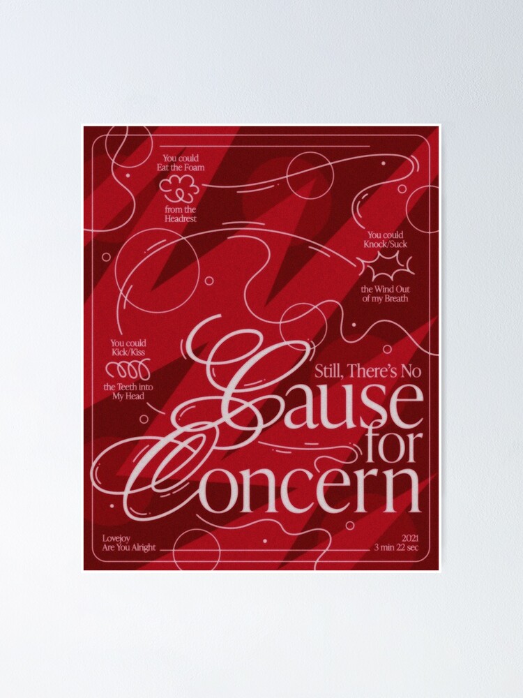 "Cause For Concern - Lovejoy" Poster for Sale by phrawgcraft | Redbubble