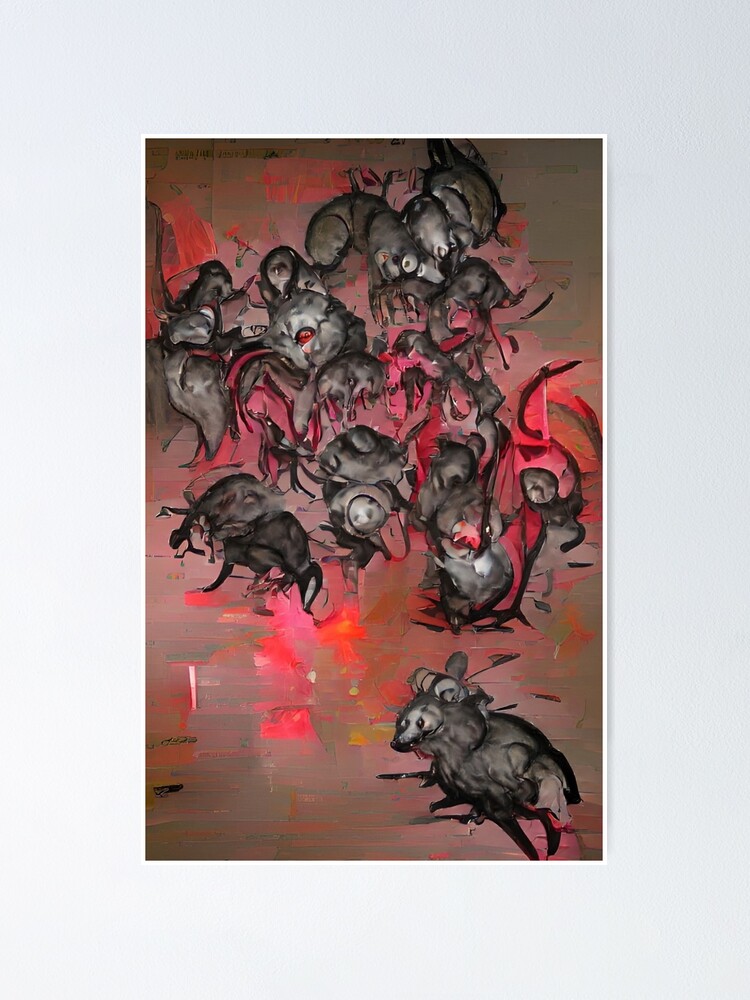 "Rat Swarm" Poster for Sale by MxedFeelings | Redbubble