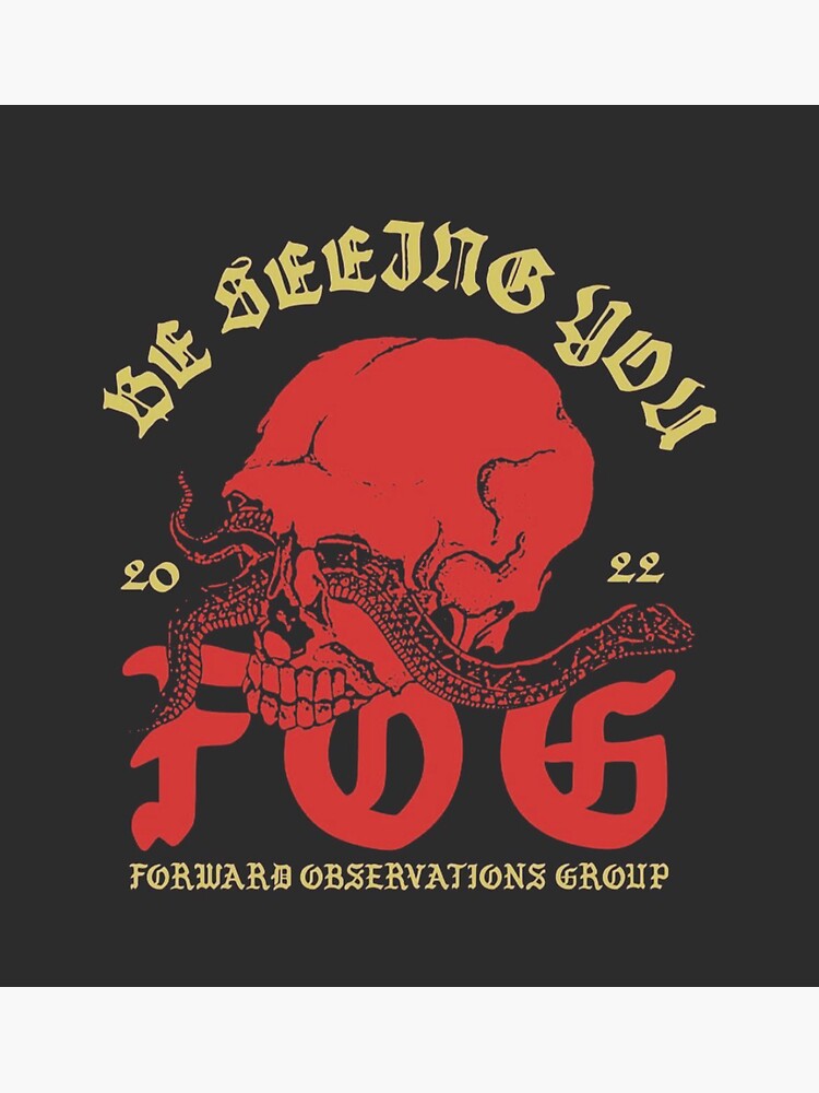 "Be Seeing You FOG" Sticker for Sale by GPStyne | Redbubble
