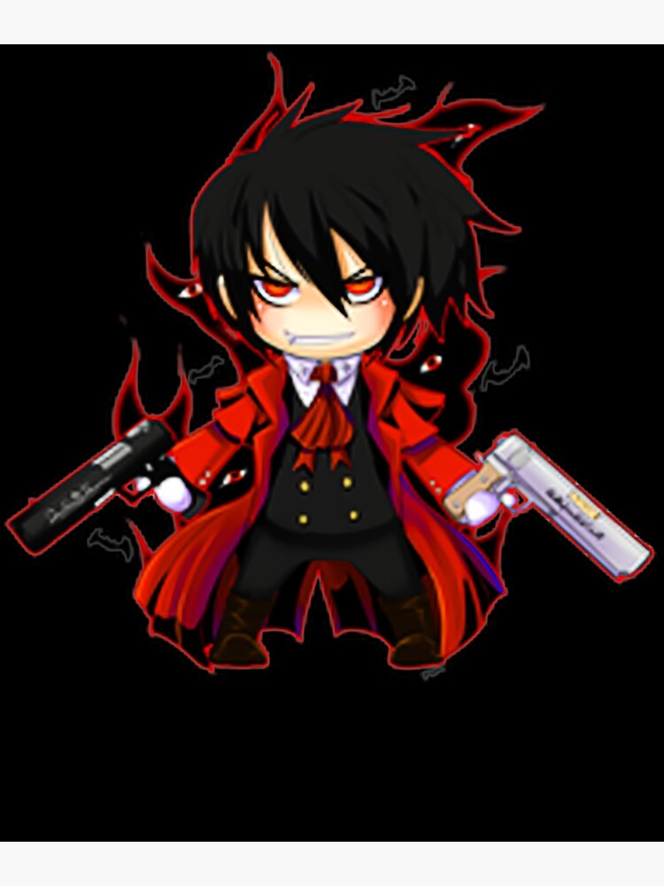 "Alucard Hellsing Chibi" Poster for Sale by Krishnaeeks | Redbubble