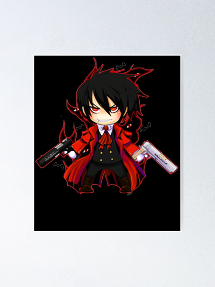 "Alucard Hellsing Chibi" Poster for Sale by Krishnaeeks | Redbubble