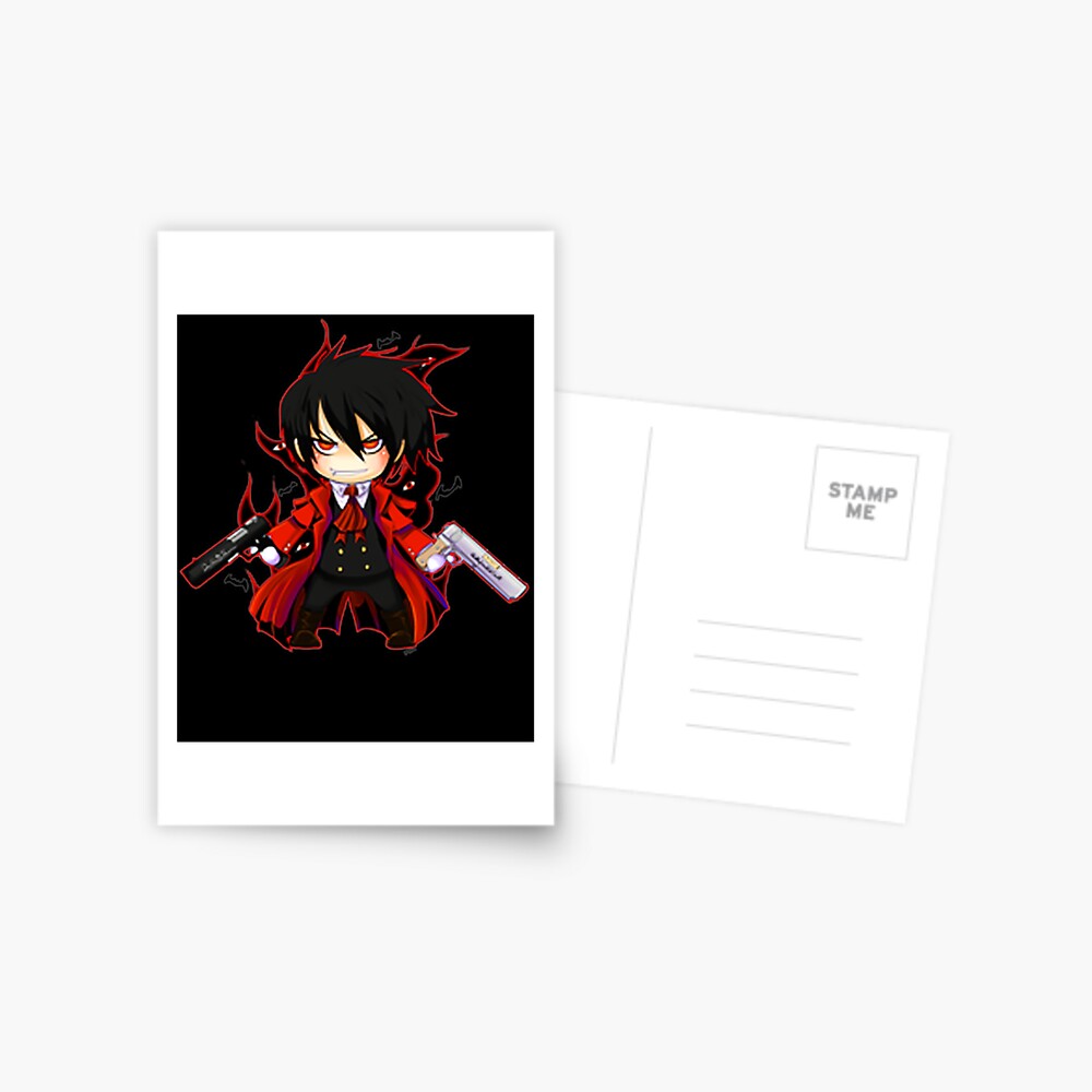 "Alucard Hellsing Chibi" Postcard by Krishnaeeks | Redbubble
