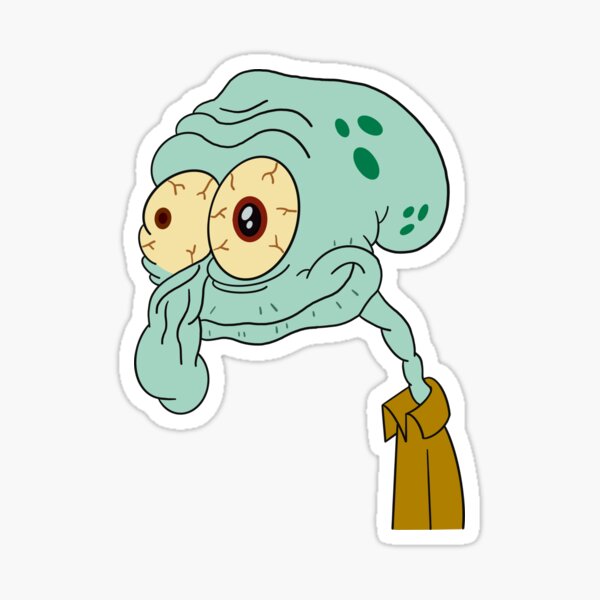 "Squidward meme" Sticker for Sale by BDProductionss | Redbubble