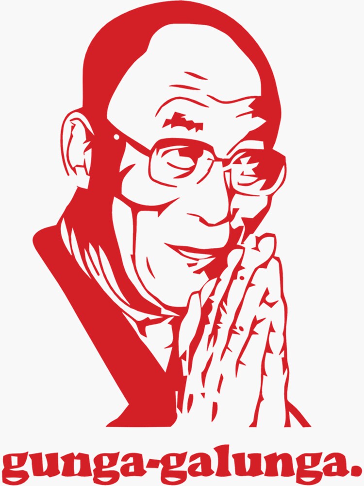 "Gunga-Galunga. Essential " Sticker for Sale by lavisuzzelll | Redbubble