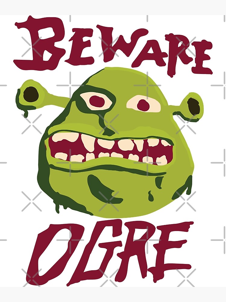 "Discover The Secret To Beware Ogre Shrek Sign Gifts For Movie Fan ...