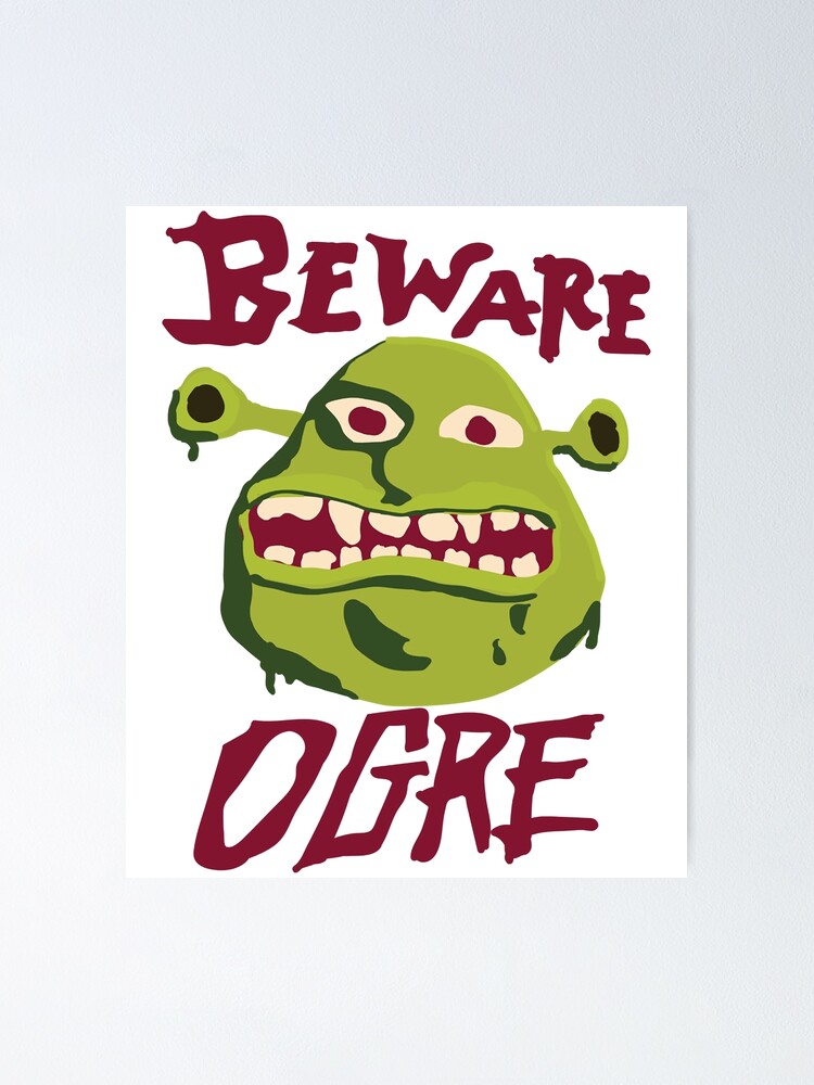 "Discover The Secret To Beware Ogre Shrek Sign Gifts For Movie Fan ...