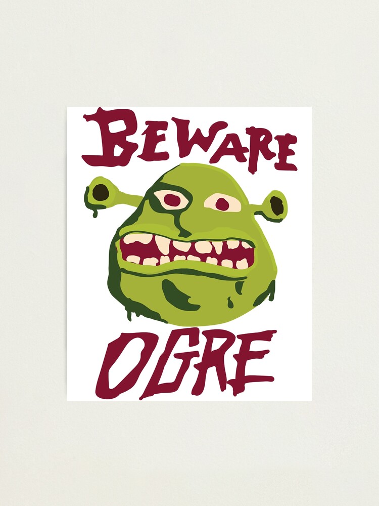 "Discover The Secret To Beware Ogre Shrek Sign Gifts For Movie Fan ...
