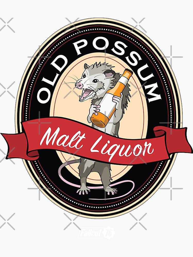 "Old Possum Malt Liquor Fallout 76, I Love This, Logo, Hot Idea ...