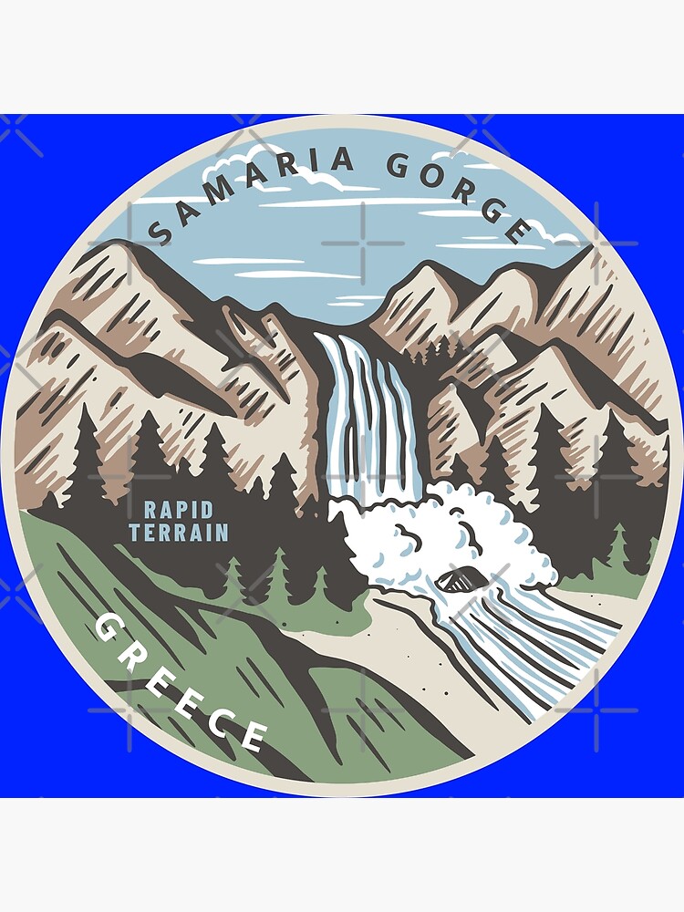 "Samaria Gorge, Greece " Poster for Sale by RapidTerrain | Redbubble