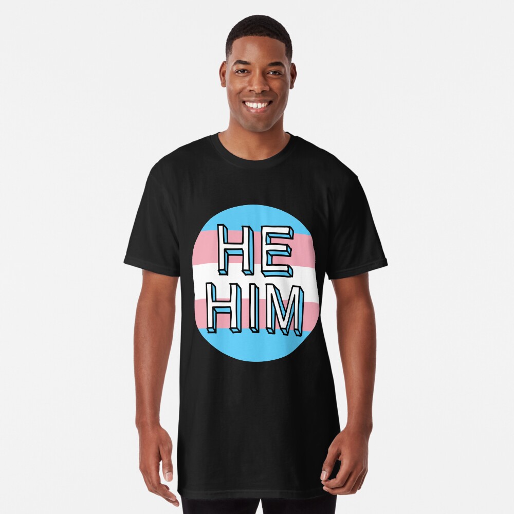 "He / Him" Sticker for Sale by Draikinator | Redbubble