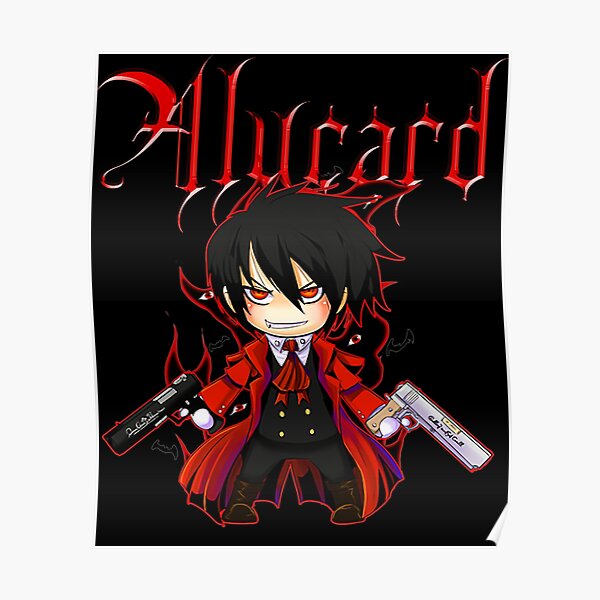 "Alucard Hellsing Alucard Hellsingggg" Poster for Sale by Krishnaeeks ...