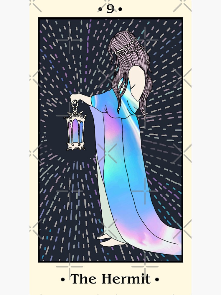 ""The Hermit"" Sticker for Sale by futureart1 | Redbubble