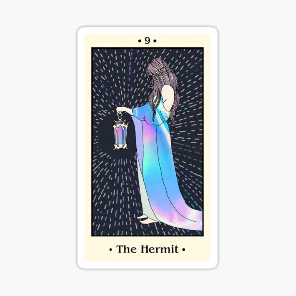 ""The Hermit"" Sticker for Sale by futureart1 | Redbubble