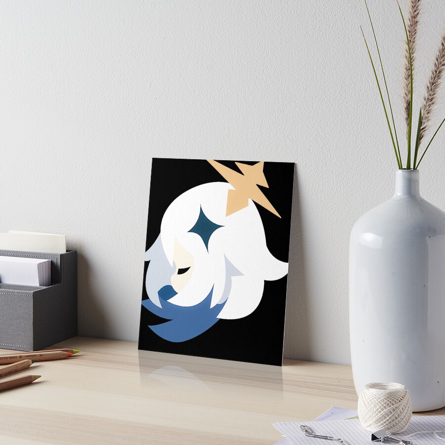 Genshin Impact Paimon Logo Genshin Impact Element Art Board Prints ...