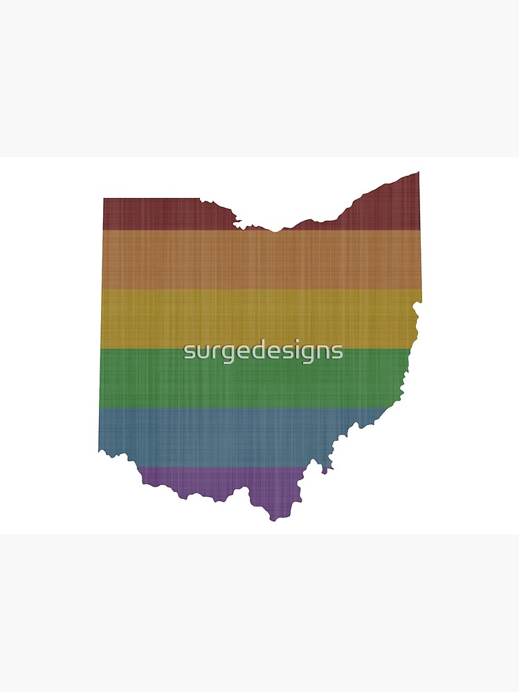 "Ohio Rainbow Gay Pride" Poster for Sale by surgedesigns | Redbubble