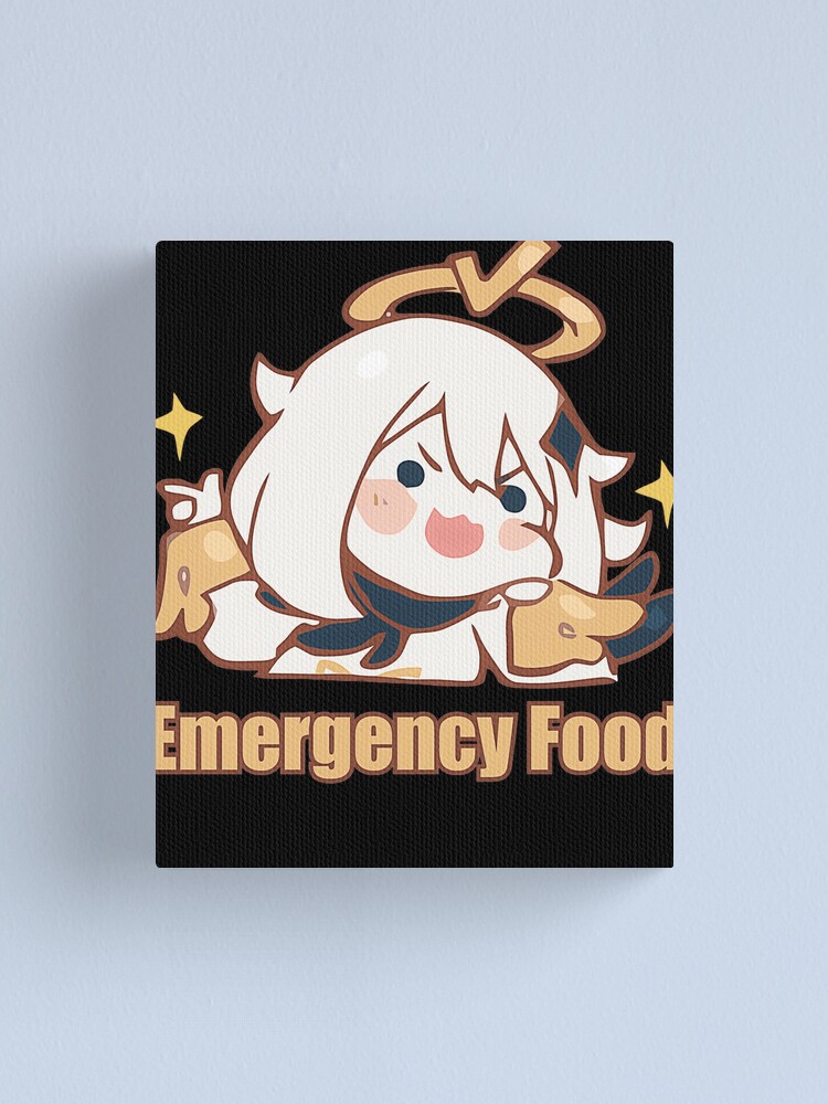 "Genshin Impact Paimon Genshin Impact Emergency Impact" Canvas Print ...